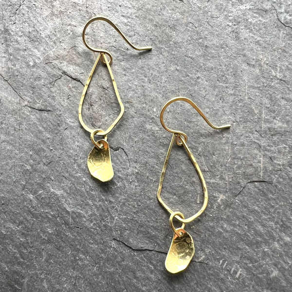 Flutter & Flourish 18K Gold Earrings - Garden of Silver