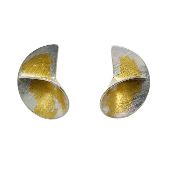 3-D Studs by Judith Haas - Garden of Silver