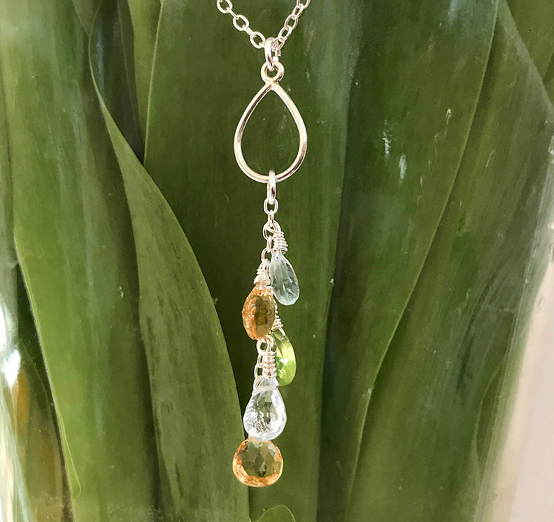 Summer Solstice Necklace - Garden of Silver